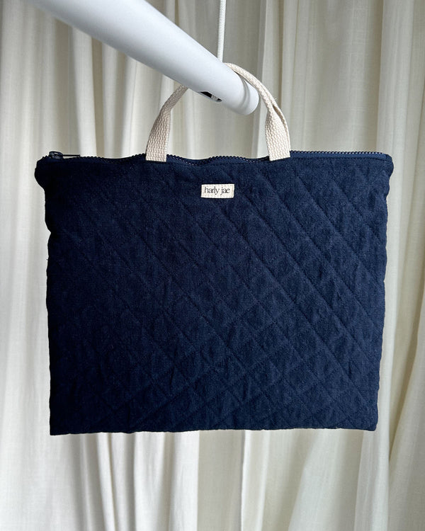 Quilted Case | Navy - harly jae